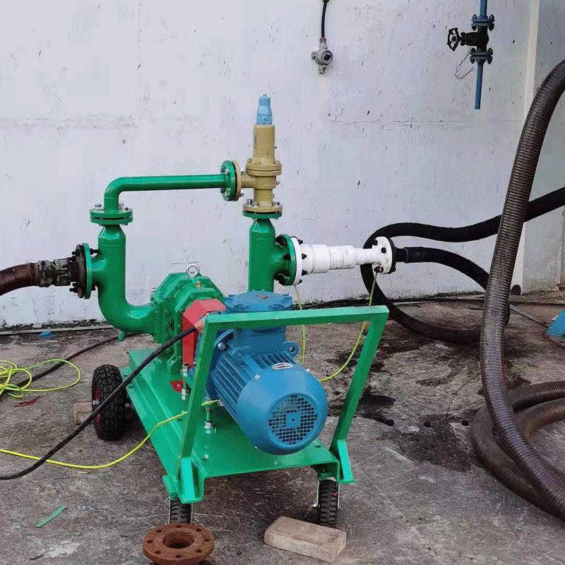Portable hand cart pump