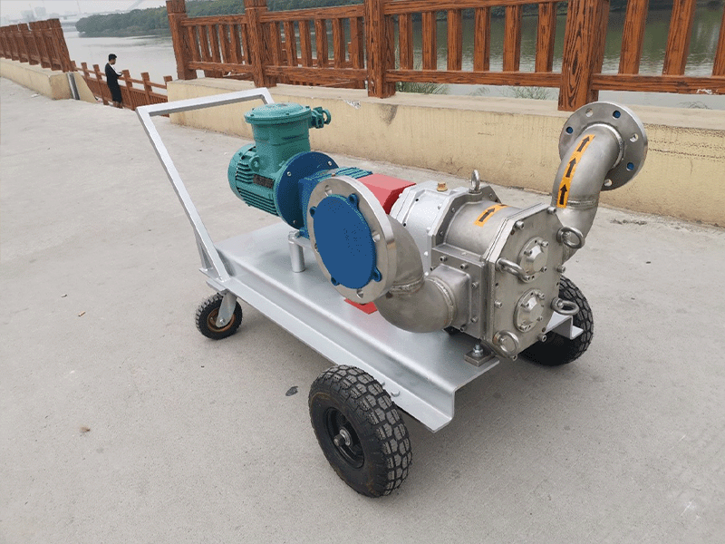 Portable hand cart pump