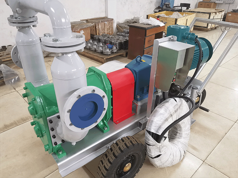 Portable hand cart pump