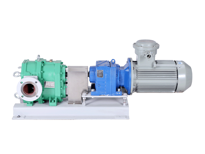 Rotary lobe sludge pump