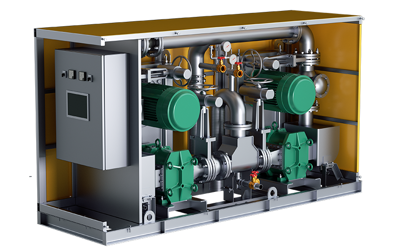 Online Lobe Pump Vacuum Discharge System（Vacuum Lobe pump）
